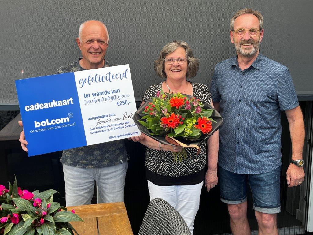 Familie Van Beek is de eerste winnaar van de fotoactie in 2023. - Rainbow Collection